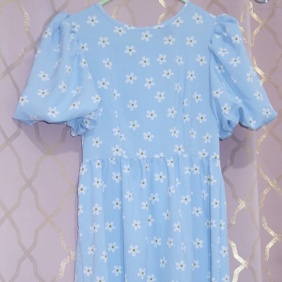 SHEIN | Dresses | Shein Light Blue Dress | Poshmark